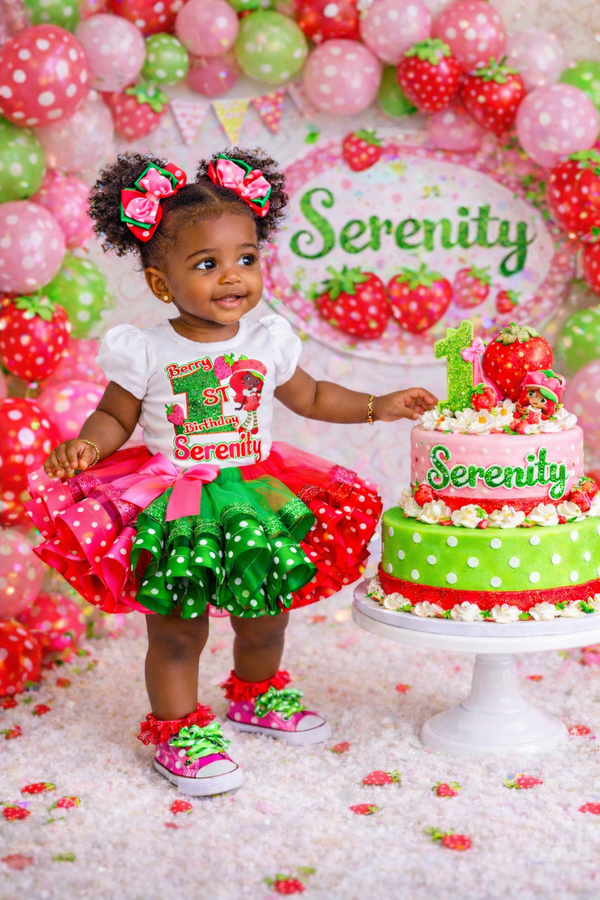 Strawberry Shortcake tutu set-Strawberry Shortcake outfit-Strawberry S ...