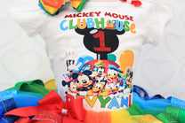 Mickey Mouse Clubhouse tutu set-Mickey Mouse Clubhouse outfit-Mickey M ...