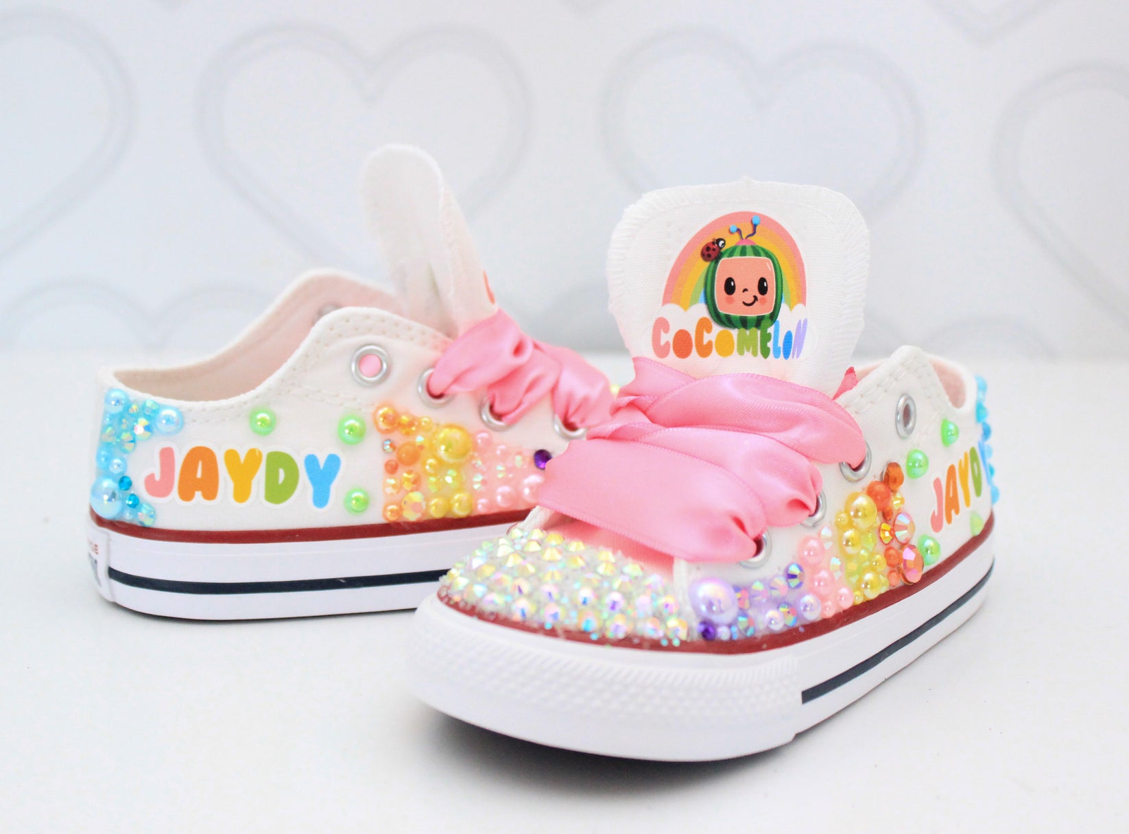 Cocomelon shoes- Cocomelon bling Converse-Girls Cocomelon Shoes-Cocome ...