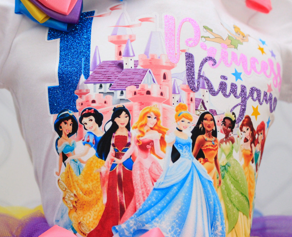 Princess tutu set- Princess outfit-Princess dress-Princess birthday-Di ...