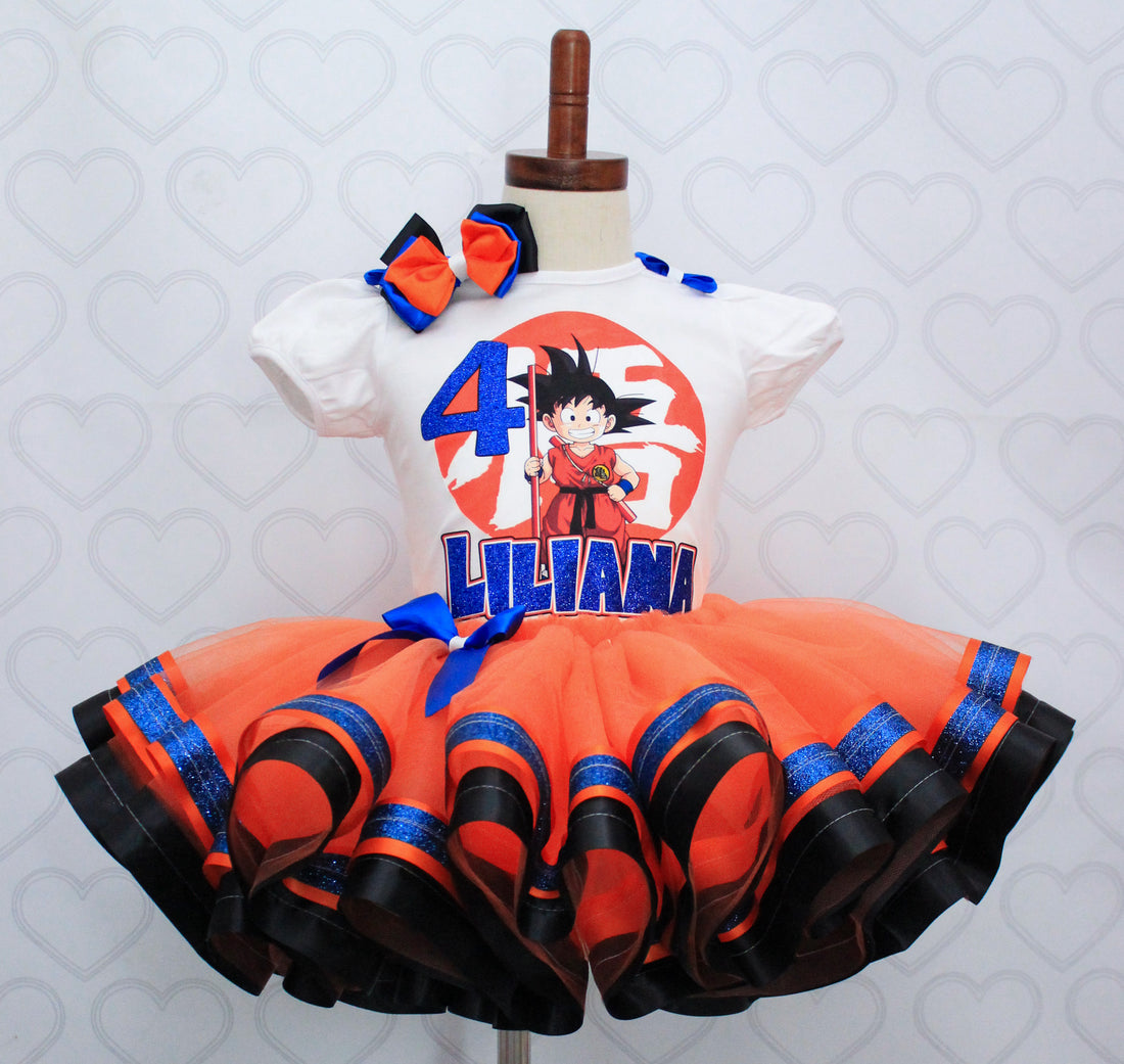 Dragon ball z tutu set-Dragon ball z outfit-Dragon ball z dress- Drago ...