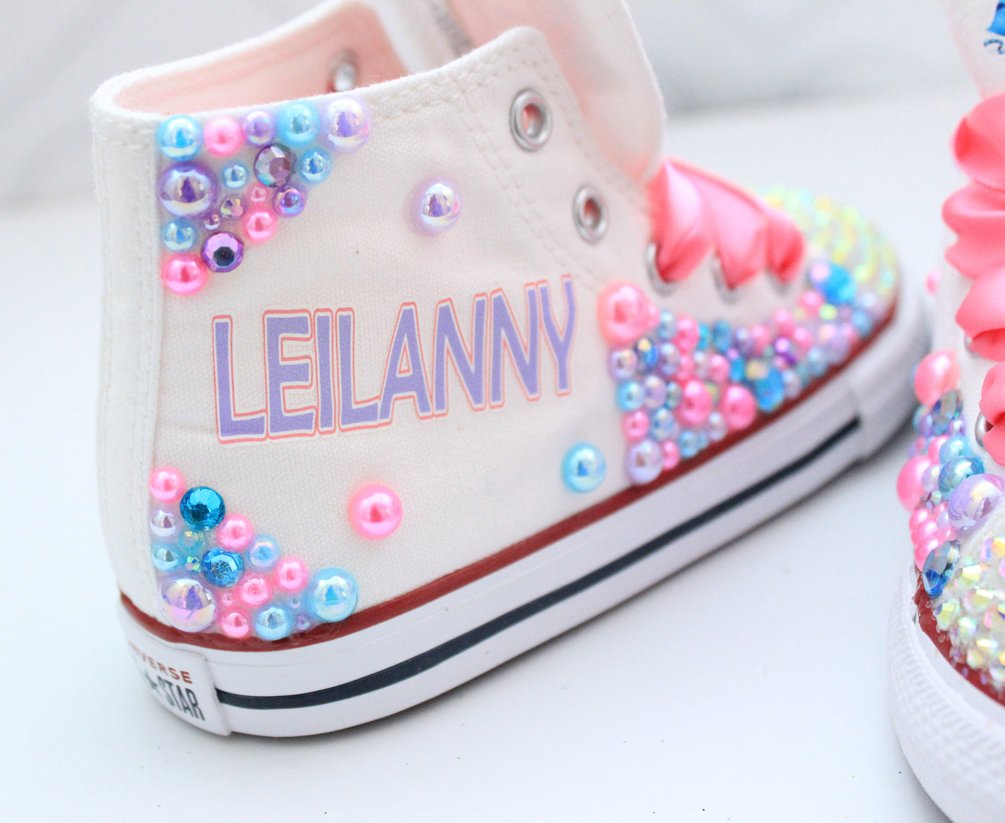 Gabby's dollhouse shoes-Gabby's dollhouse bling Converse-Girls Gabby's ...