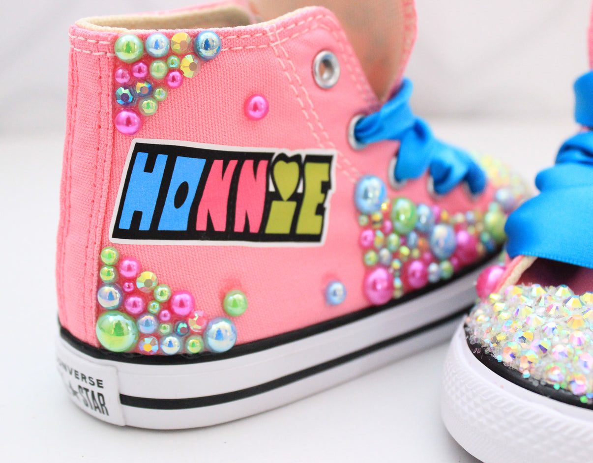 Powerpuff girls shoes- Powerpuff girls bling Converse-Girls Powerpuff ...