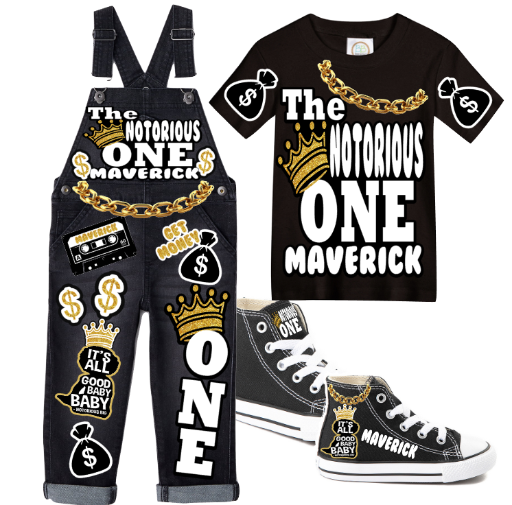 Notorious ONE overalls-Notorious ONE outfit-Notorious ONE birthday shi ...