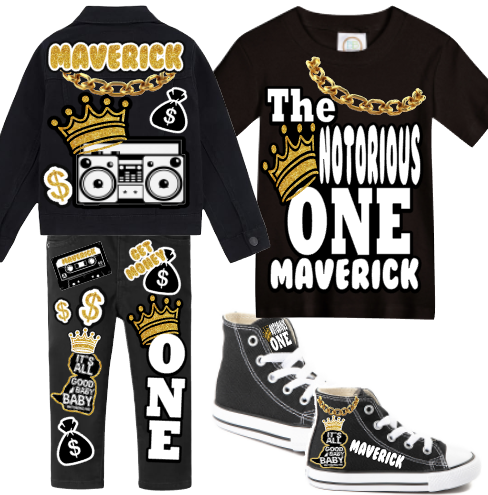 Notorious BIG outfit - Notorious BIG Denim Set-Boys Notorious BIG deni ...