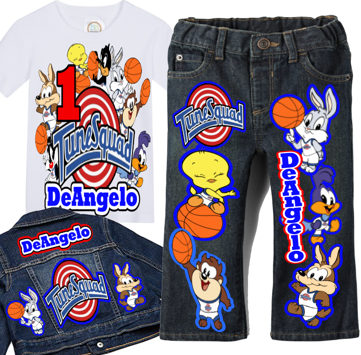 Space jam boys outfit - Space jam Denim Set-Boys Space jam denim set ...