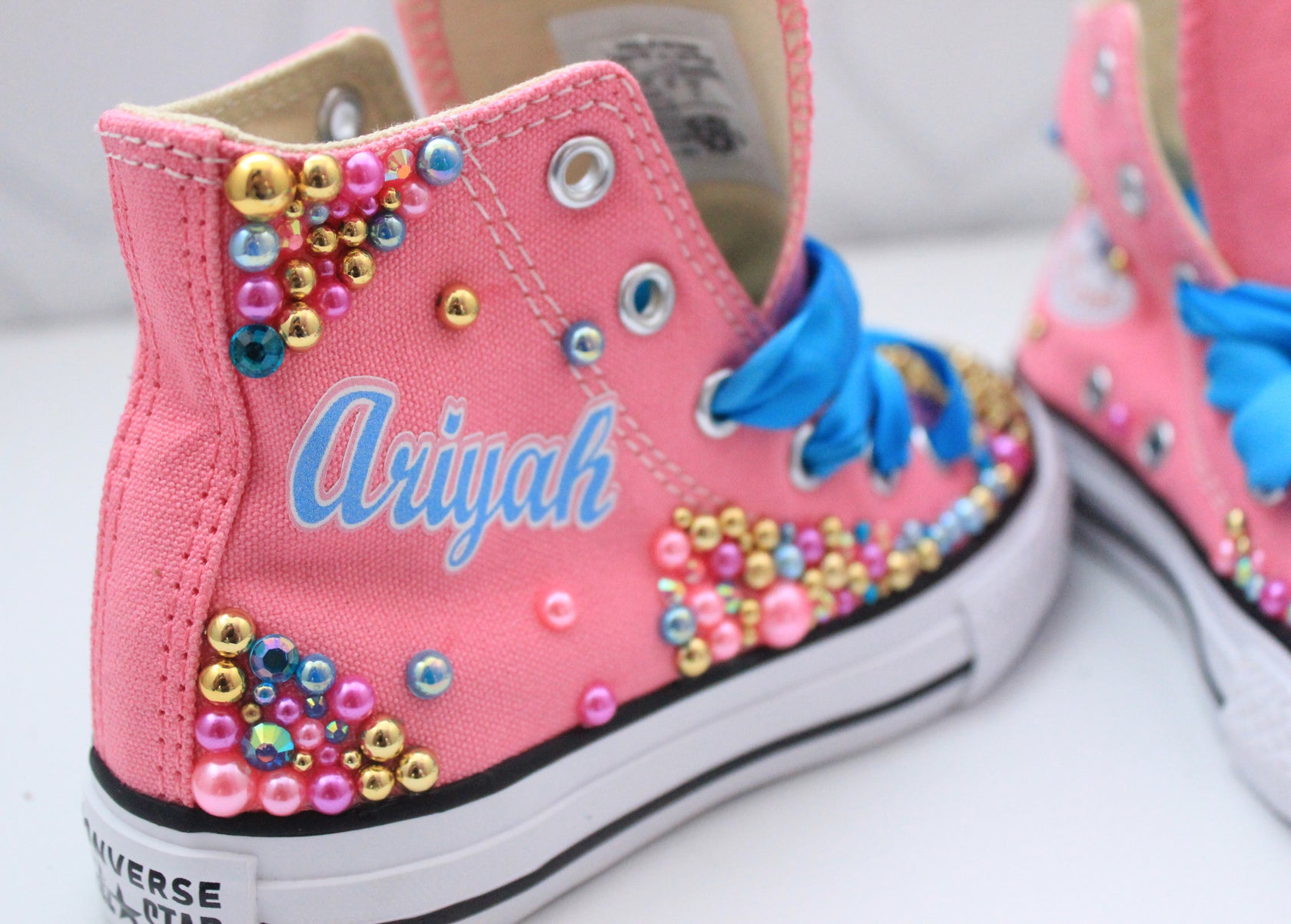 Boss Baby shoes- Boss baby bling Converse-Girls Boss baby Shoes- – Pink ...