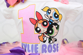 Powerpuff girls tutu set-Powerpuff girls outfit-Powerpuff girls dress ...