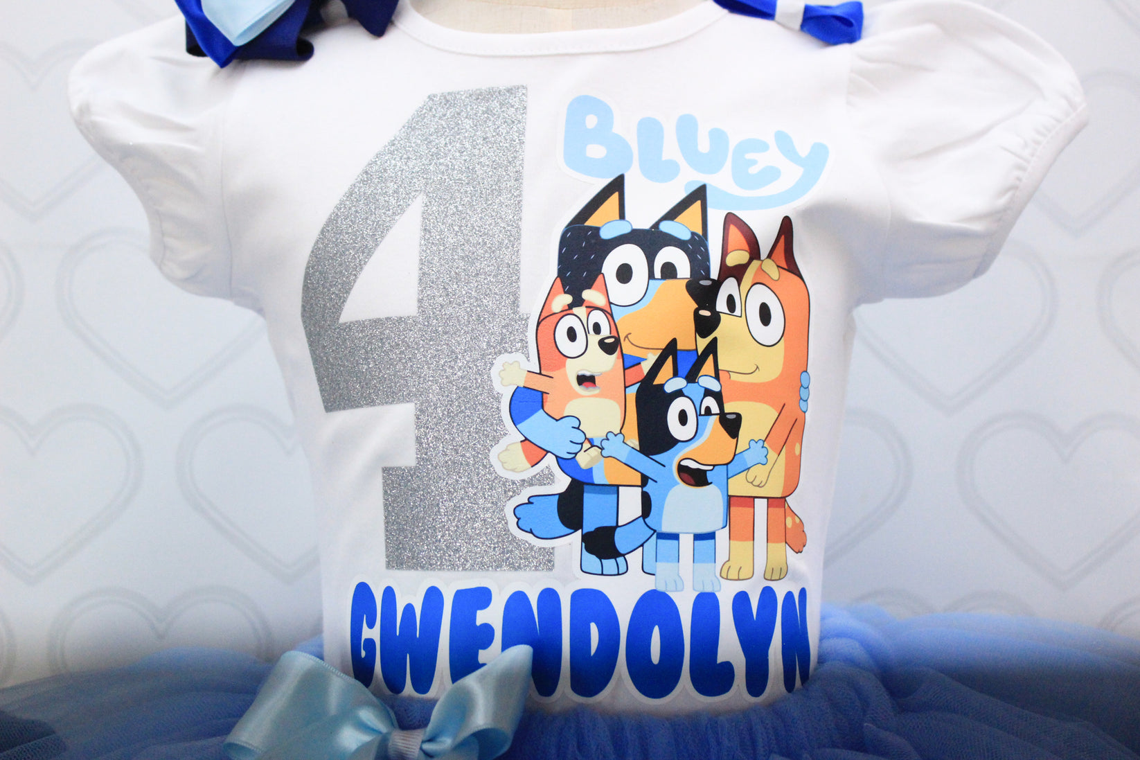 Bluey tutu set-Bluey outfit-Bluey dress – Pink Toes & Hair Bows