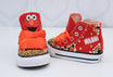 Elmo shoes- Elmo bling Converse-Girls elmo Shoes-sesame street shoes ...