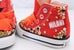 Elmo shoes- Elmo bling Converse-Girls elmo Shoes-sesame street shoes ...