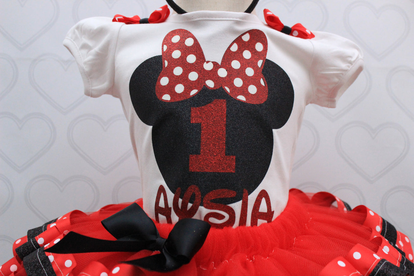 Mouse Tutu set- mouse outfit- mouse birthday outfit – Pink Toes & Hair Bows