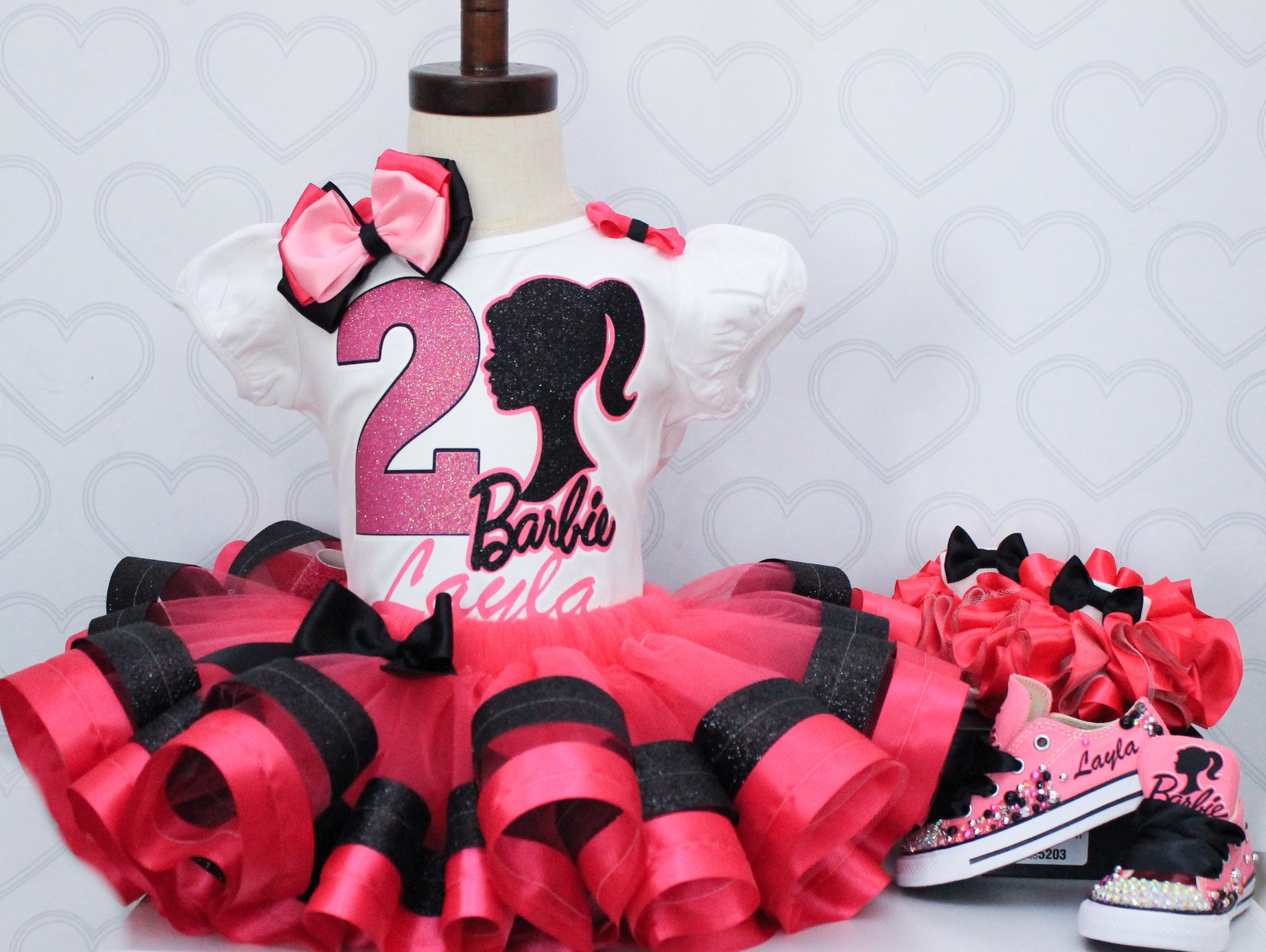 Barbie tutu set-Barbie outfit-Barbie dress – Pink Toes & Hair Bows