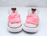 Boss Baby shoes- Boss baby bling Converse-Girls Boss baby Shoes-boss b ...
