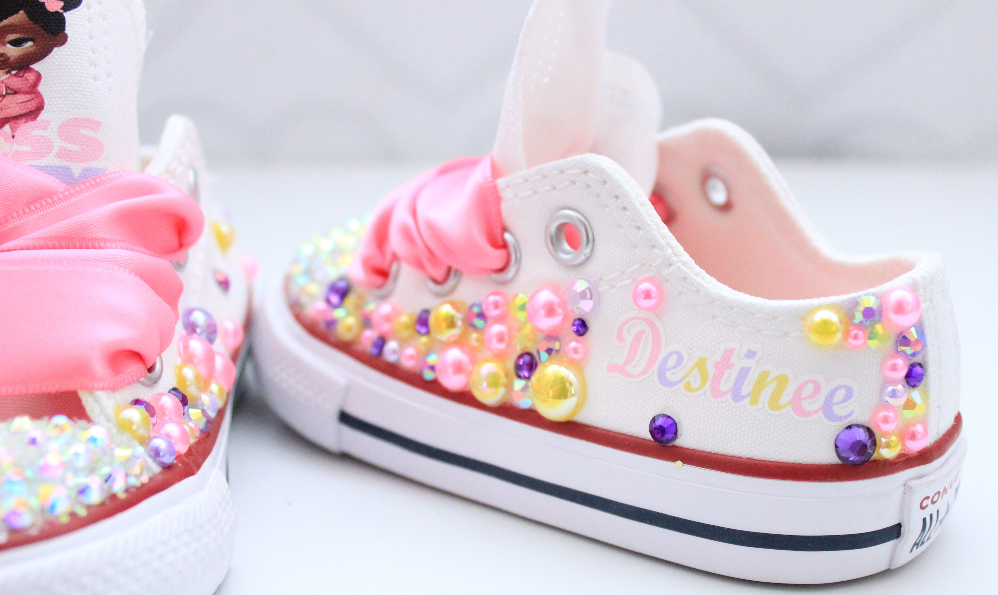 Boss Baby shoes- Boss baby bling Converse-Girls Boss baby Shoes-boss b ...