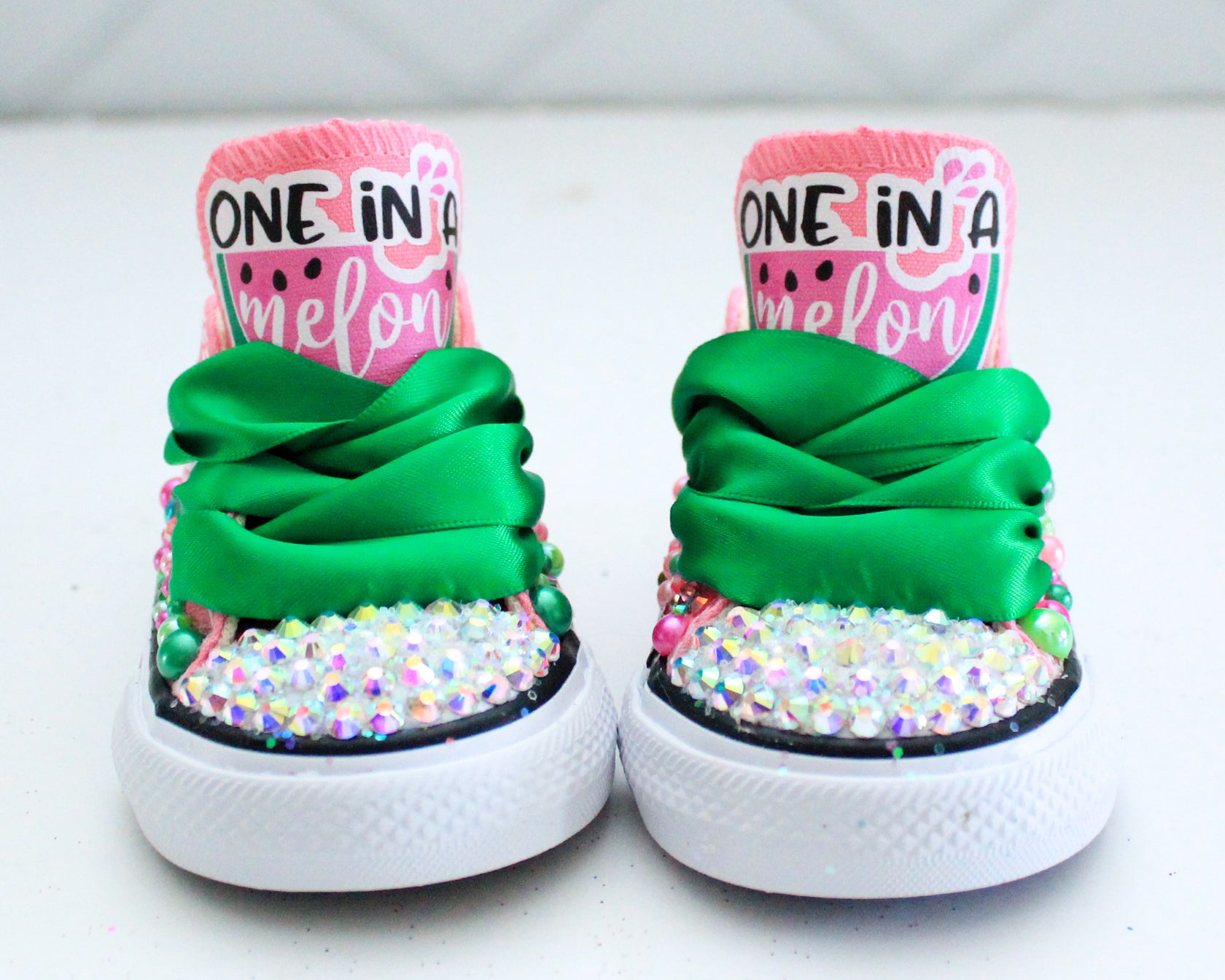 Watermelon shoes- watermelon bling Converse-Girls watermelon Shoes-wat ...