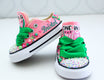 Watermelon shoes- watermelon bling Converse-Girls watermelon Shoes-wat ...