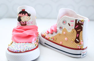 Ice cream shoes- Ice cream Converse-Girls Ice cream Shoes-Ice cream Co ...