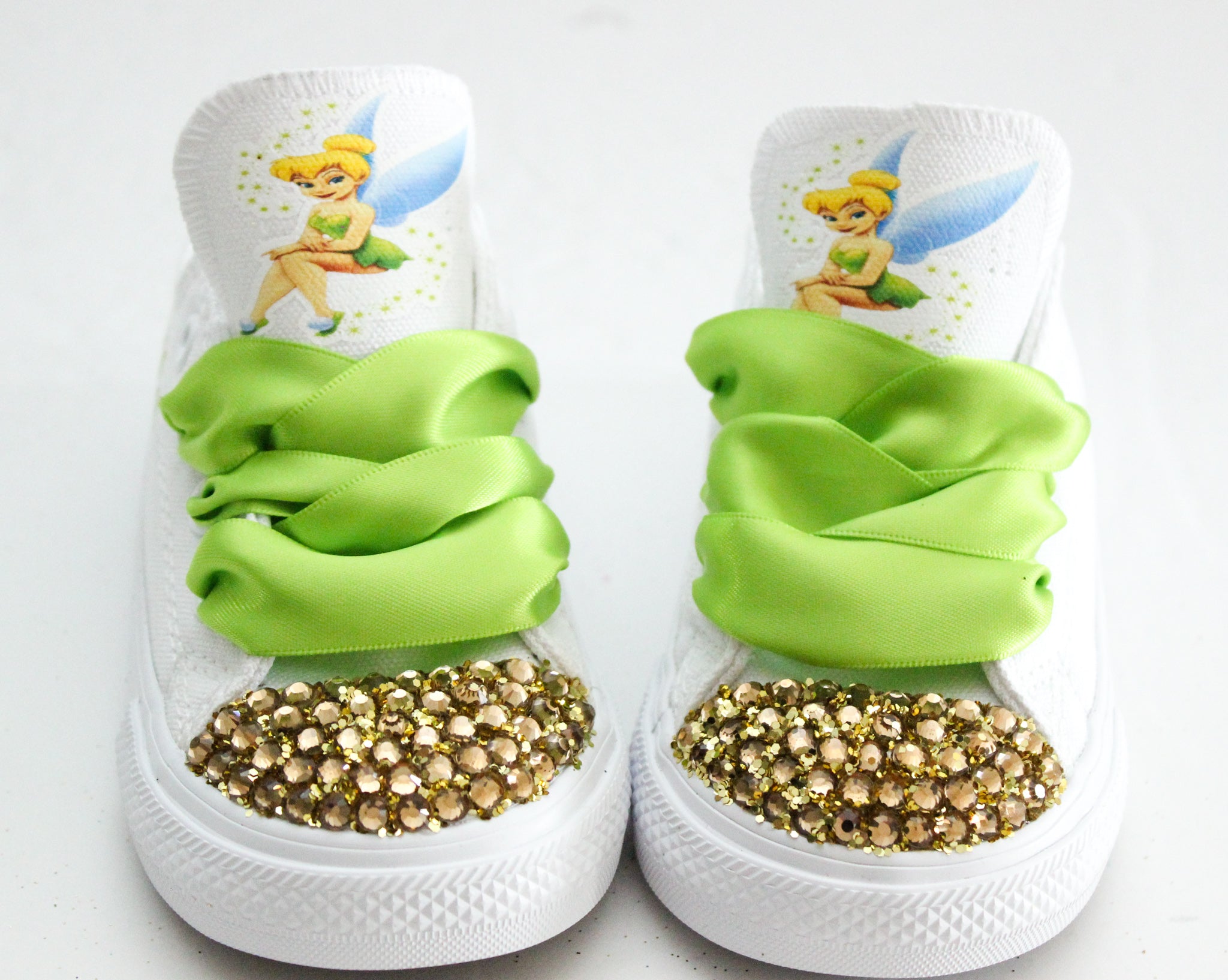 Tinkerbell shoes- Tinkerbell Converse-Girls Tinkerbell Shoes – Pink ...