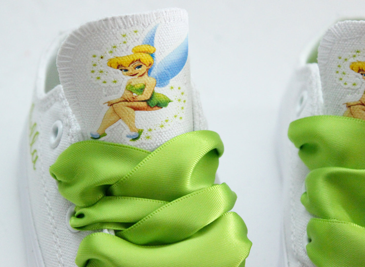 Tinkerbell shoes- Tinkerbell Converse-Girls Tinkerbell Shoes – Pink ...