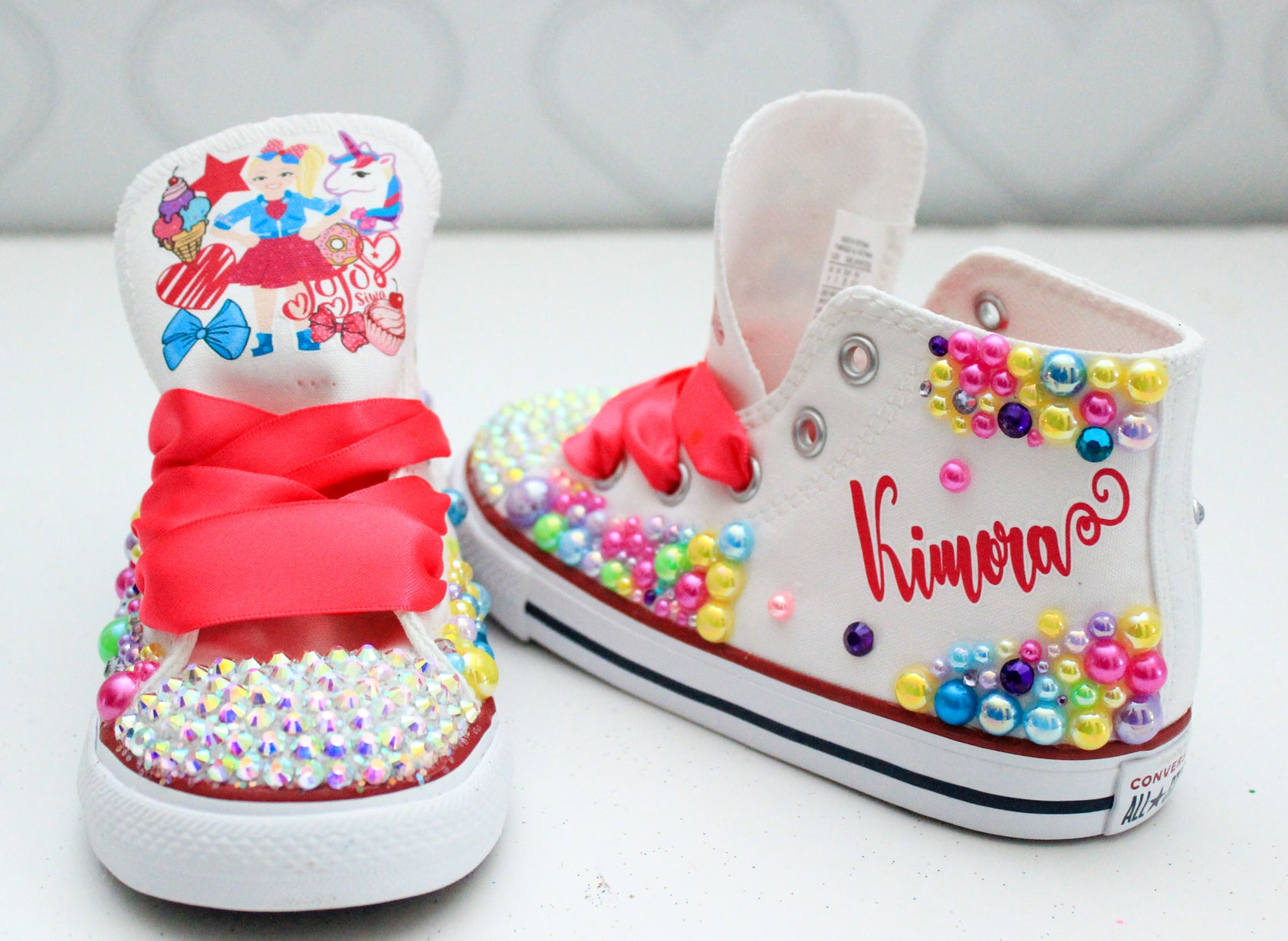 Jojo siwa shoes- Jojo siwa Converse-Girls Jojo siwa Shoes – Pink Toes ...