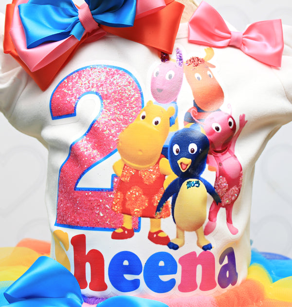 Backyardigans tutu set-Backyardigans outfit-Backyardigans dress – Pink ...