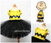Charlie Brown Dress-Charlie brown costume- Charlie brown tutu- Charlie ...