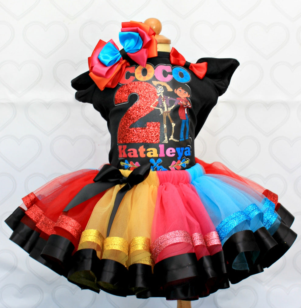 Coco tutu set- Coco outfit-Coco dress – Pink Toes & Hair Bows
