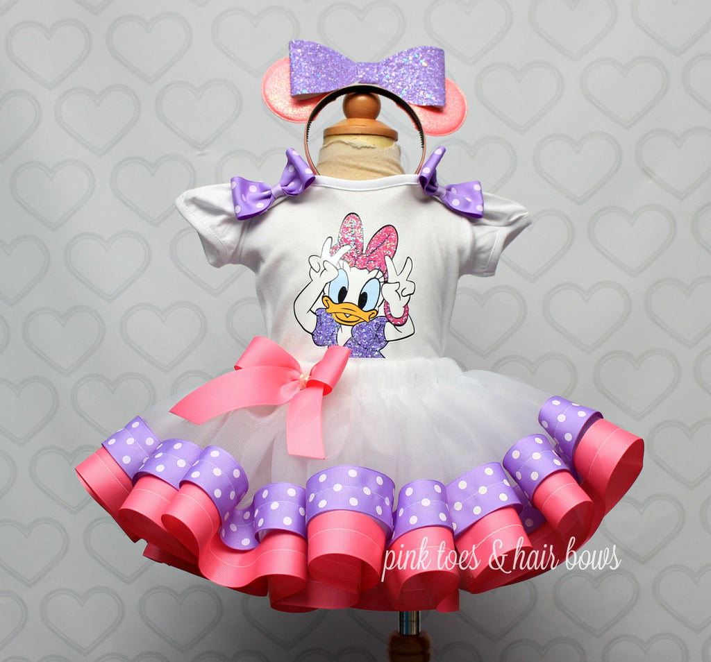 Duck Tutu set- Duck outfit-Duck birthday outfit- duck tutu – Pink Toes ...