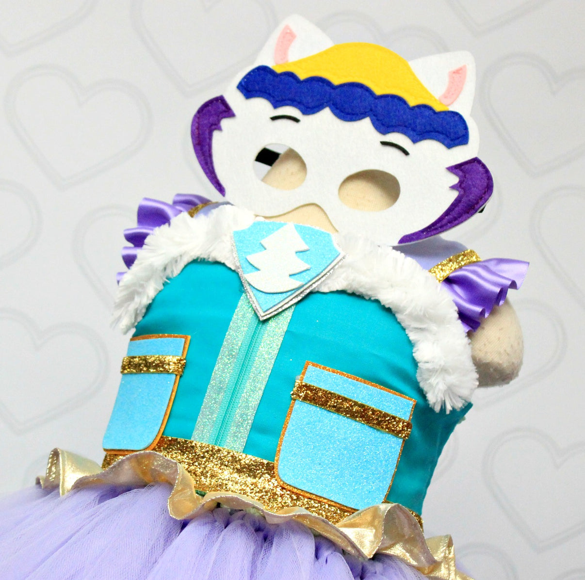 Paw patrol Costume- Everest costume- everest paw patrol tutu dress-paw ...