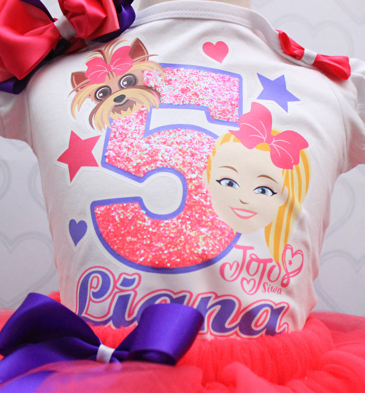 Jojo Siwa tutu set-Jojo Siwa outfit-Jojo Siwa dress – Pink Toes & Hair Bows