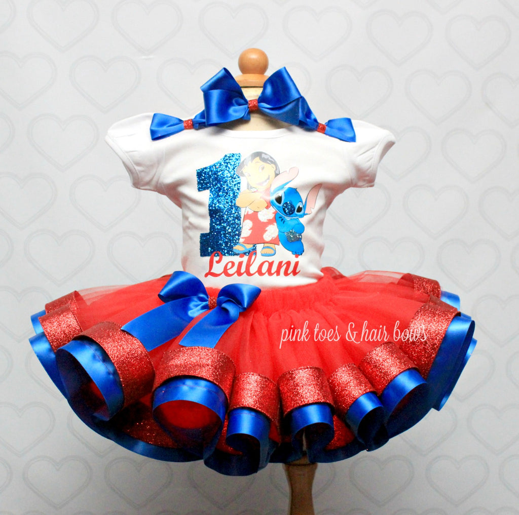 Lilo and Stitch tutu set- Lilo And stitch outfit-Lilo and Stitch dress ...
