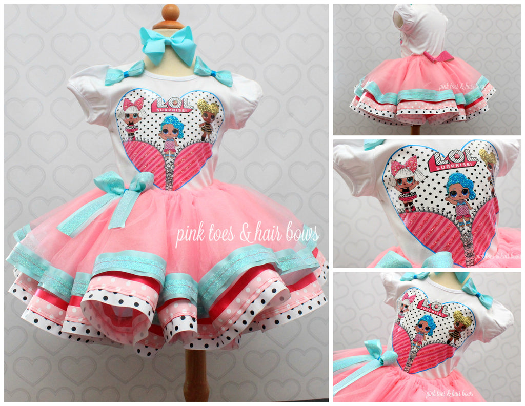 Lol surprise doll tutu set-lol surprise outfit- lol surprise dress ...