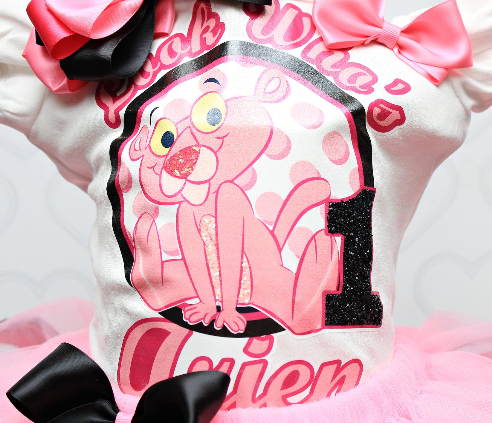 Pink Panther tutu set-Pink Panther outfit-Pink Panther dress – Pink ...