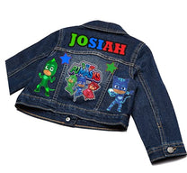 Pj mask Denim Set-Boys Pj mask denim set-Pj mask Birthday outfit-Pj ma ...