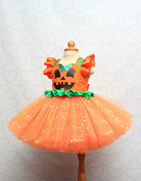Pumpkin Dress- pumpkin Tutu Dress-pumpkin tutu- pumpkin costume-girly ...