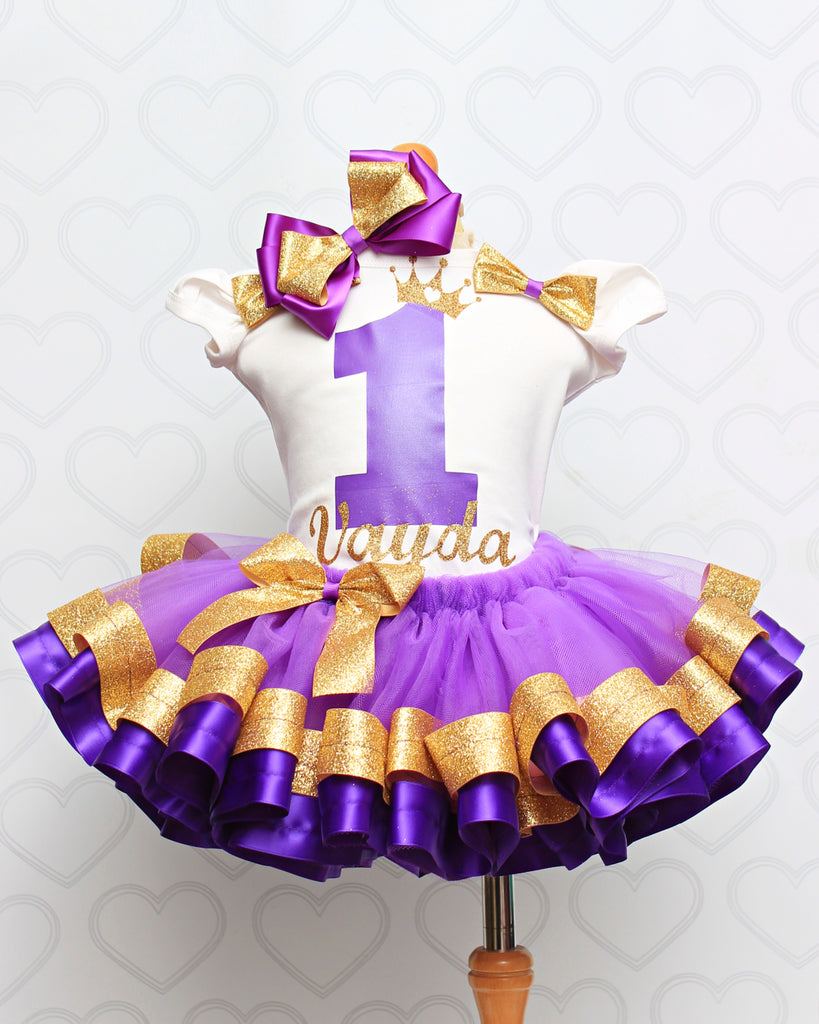 Princess tutu set-Girls Birthday outfit-Princess tutu dress – Pink Toes ...