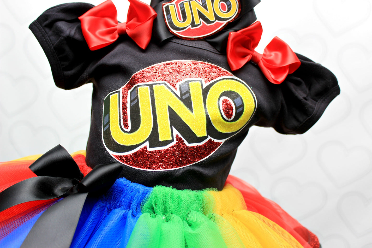 Uno Tutu set- Uno outfit-Uno dress- Uno tutu – Pink Toes & Hair Bows